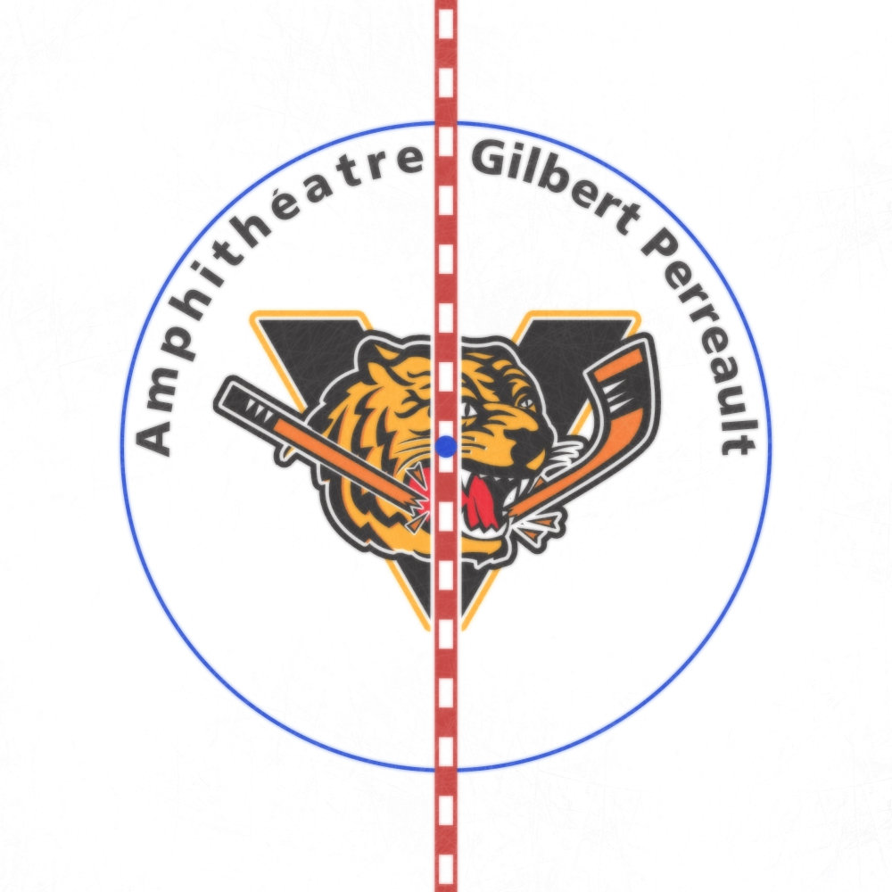 Victoriaville Tigres 2025 Center Ice and Rink Layout | TheFaceoff.net