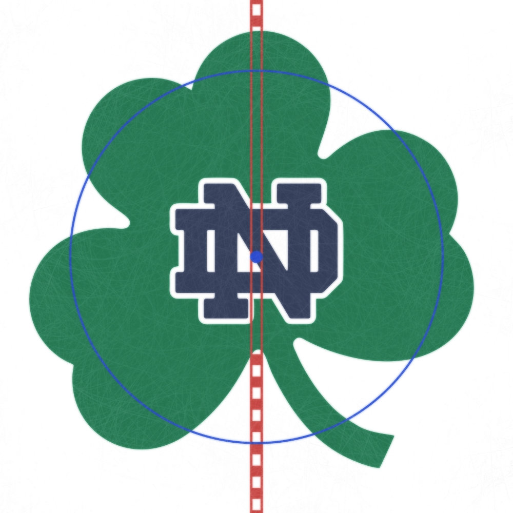 Notre Dame Fighting Irish 2011 Center Ice and Rink Layout | TheFaceoff.net