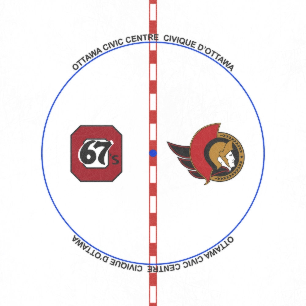 Ottawa Senators 1993 (2nd) Center Ice and Rink Layout | TheFaceoff.net