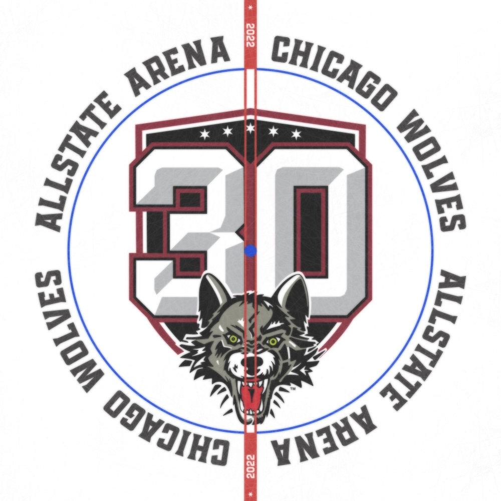 Chicago Wolves 2024 Center Ice and Rink Layout | TheFaceoff.net
