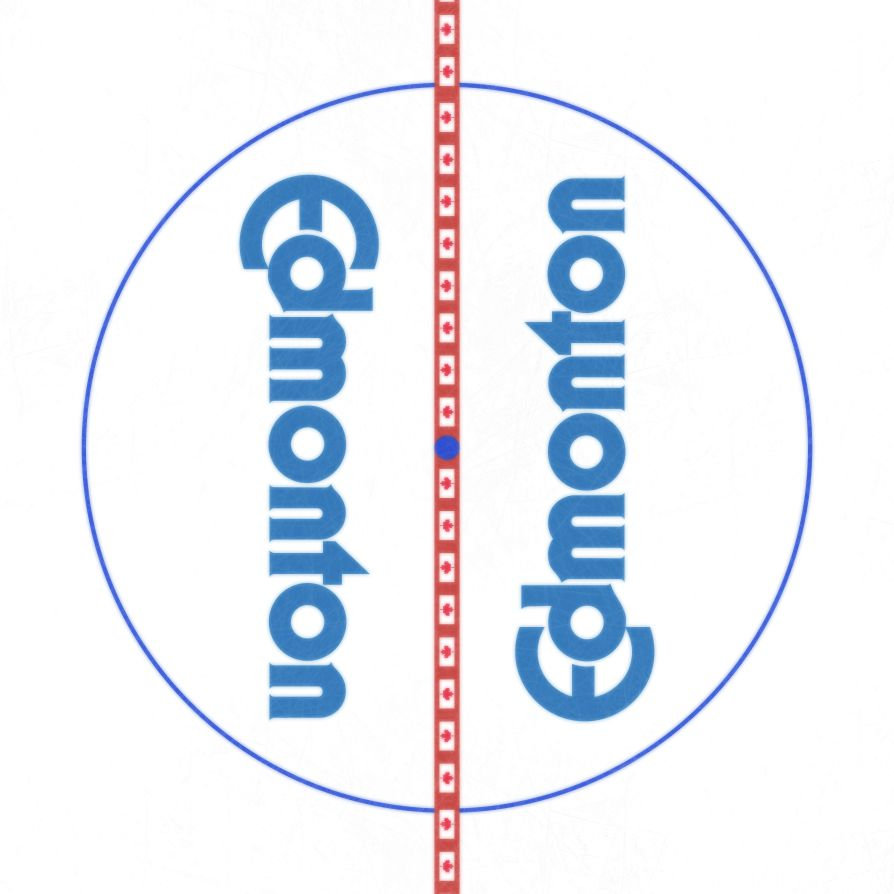 Edmonton Oilers 2026 Practice Rink Center Ice and Rink Layout ...