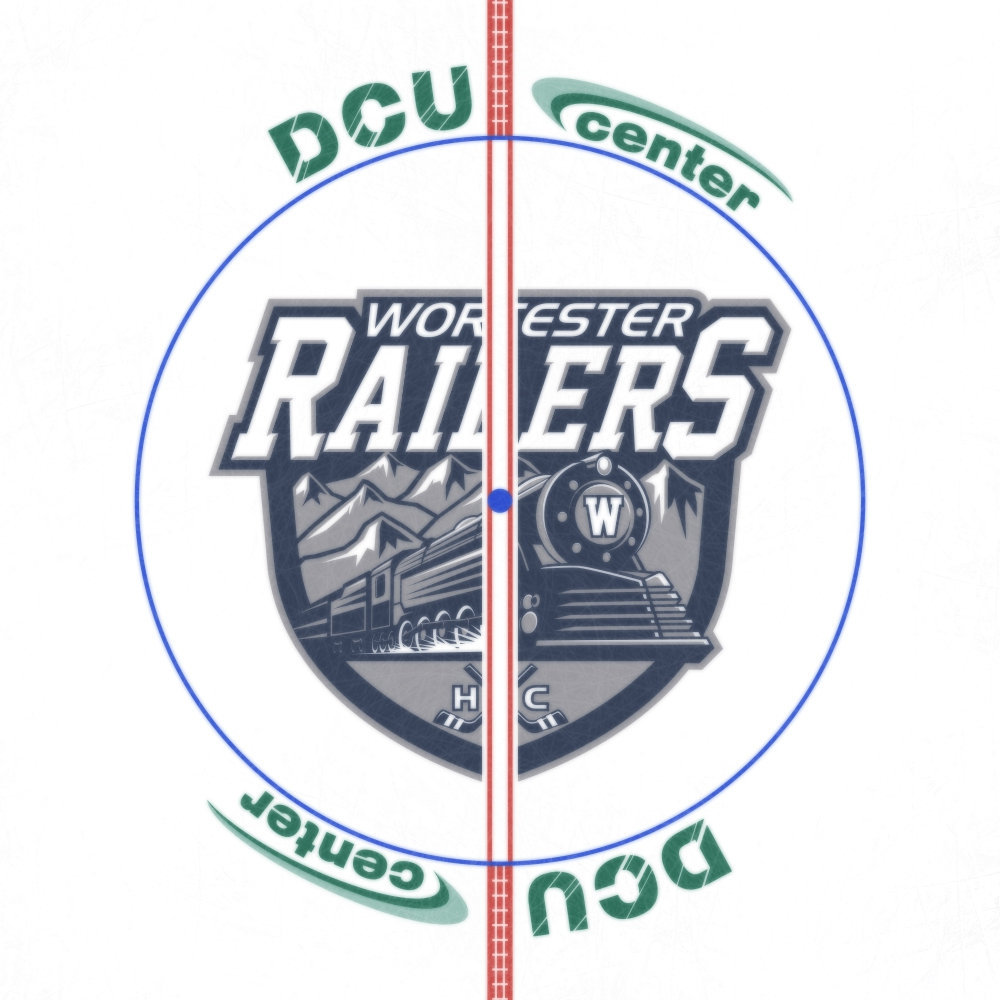 Worcester Railers HC 2020 Center Ice and Rink Layout | TheFaceoff.net