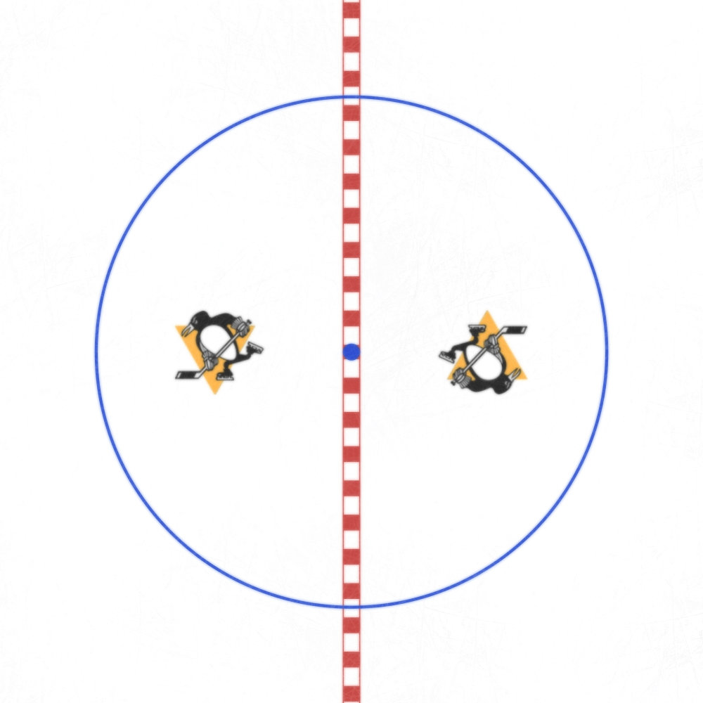 Pittsburgh Penguins 1981 Center Ice and Rink Layout | TheFaceoff.net