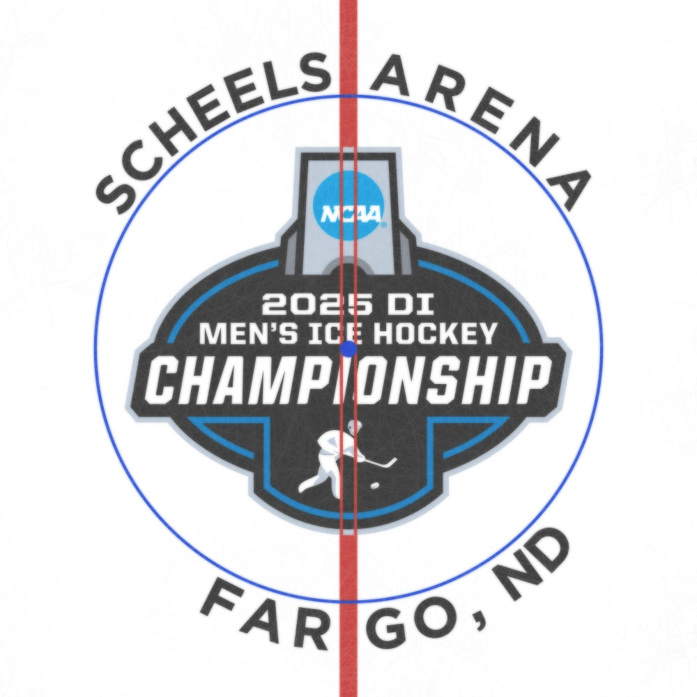 2025 NCAA Men's Regionals (Fargo) Center Ice and Rink Layout ...