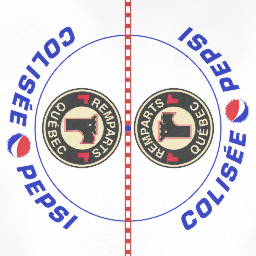 Quebec Remparts 2013 Center Ice and Rink Layout | TheFaceoff.net