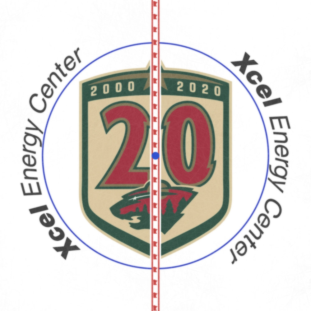 Minnesota Wild 2021 Center Ice and Rink Layout | TheFaceoff.net