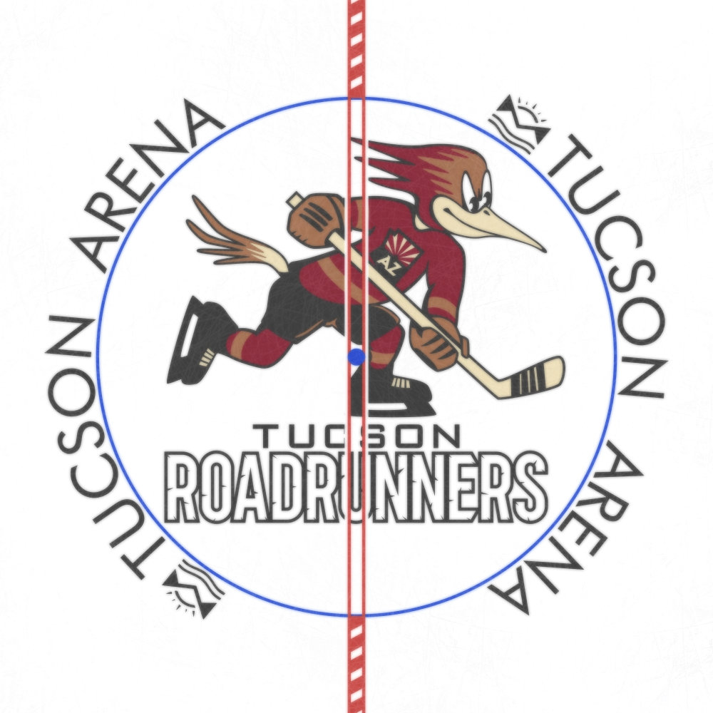 Tucson Roadrunners 2025 Center Ice and Rink Layout | TheFaceoff.net
