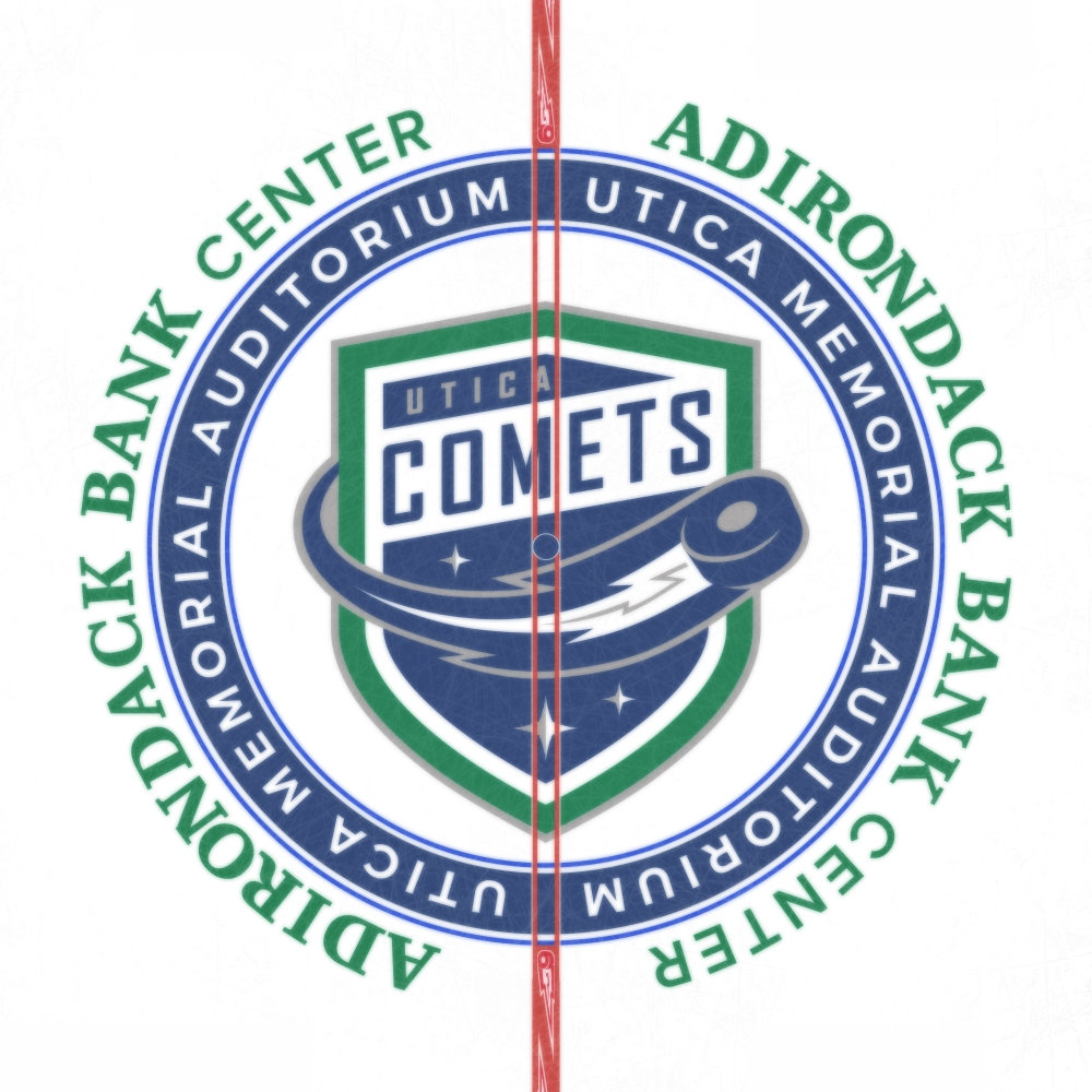 Utica Comets 2019 Center Ice and Rink Layout | TheFaceoff.net