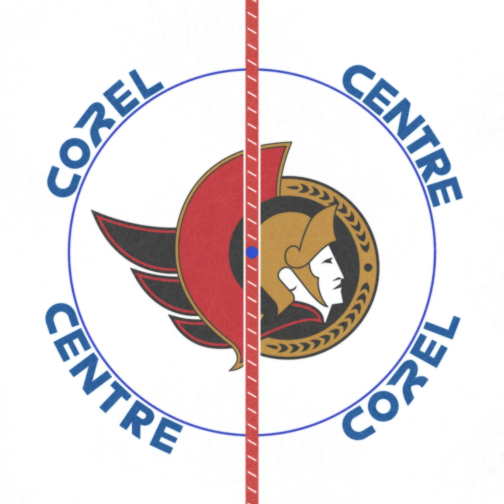 Ottawa Senators 2003 Center Ice and Rink Layout | TheFaceoff.net
