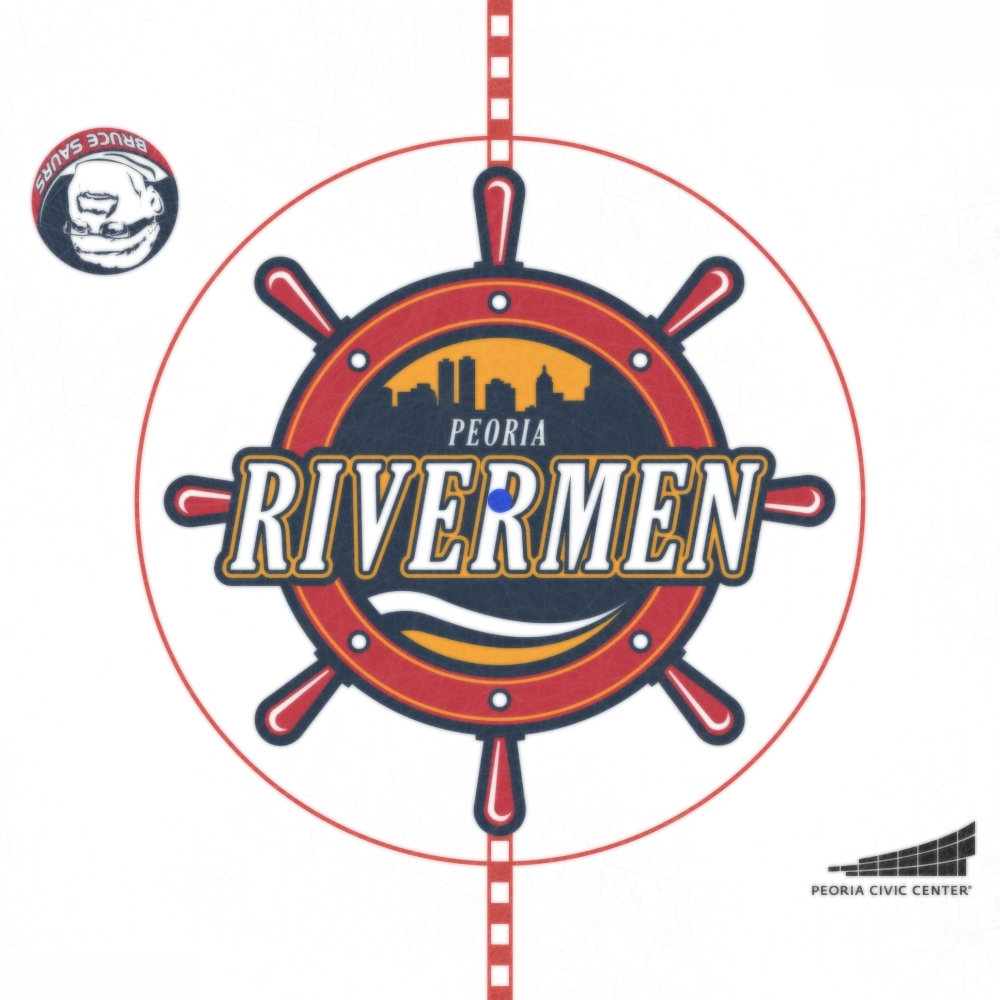 Peoria Rivermen 2022 Center Ice and Rink Layout | TheFaceoff.net