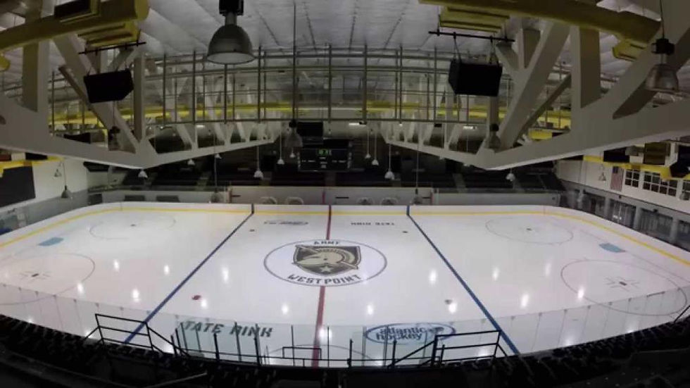 Army Black Knights 2024 Center Ice and Rink Layout | TheFaceoff.net