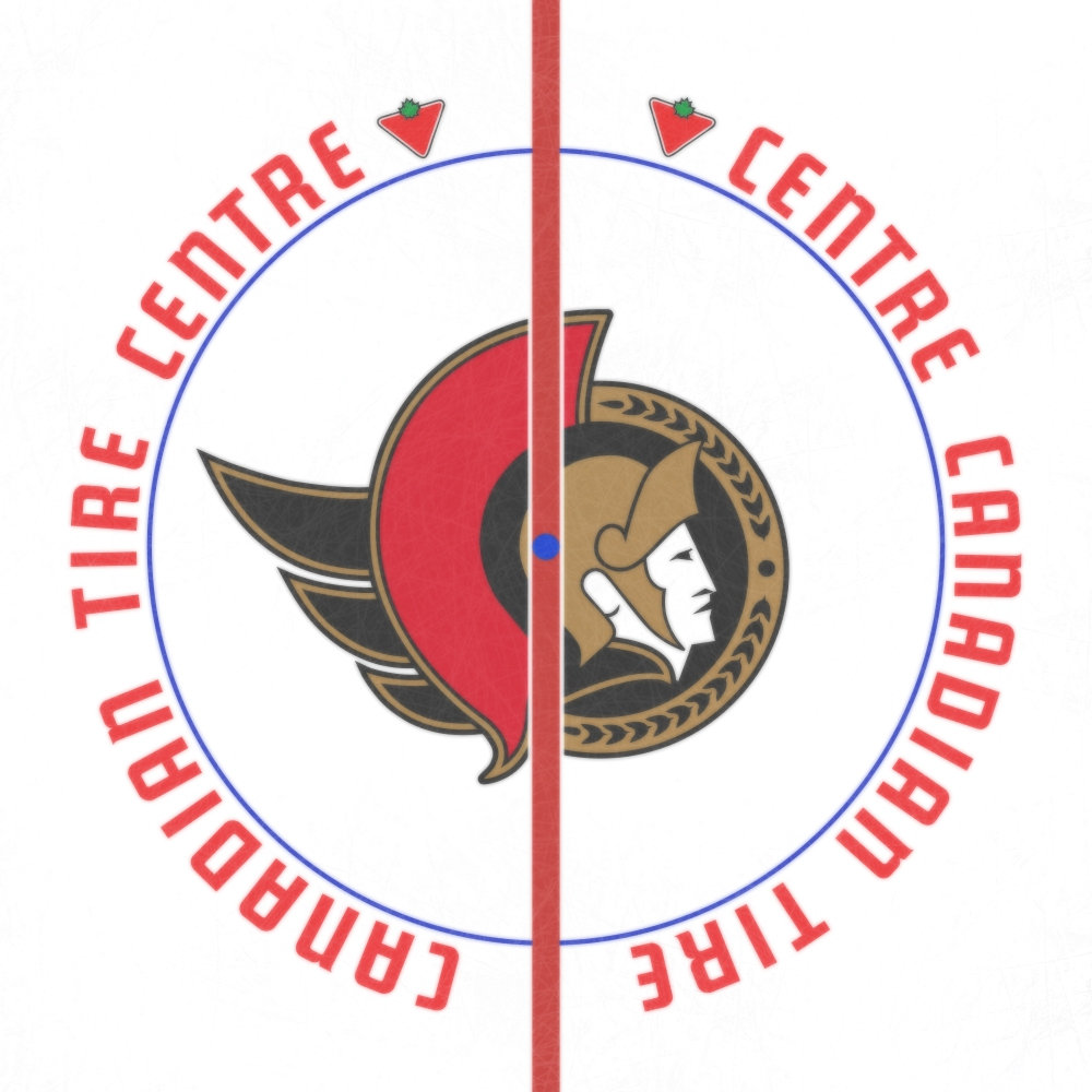 Ottawa Senators 2022 Center Ice and Rink Layout | TheFaceoff.net