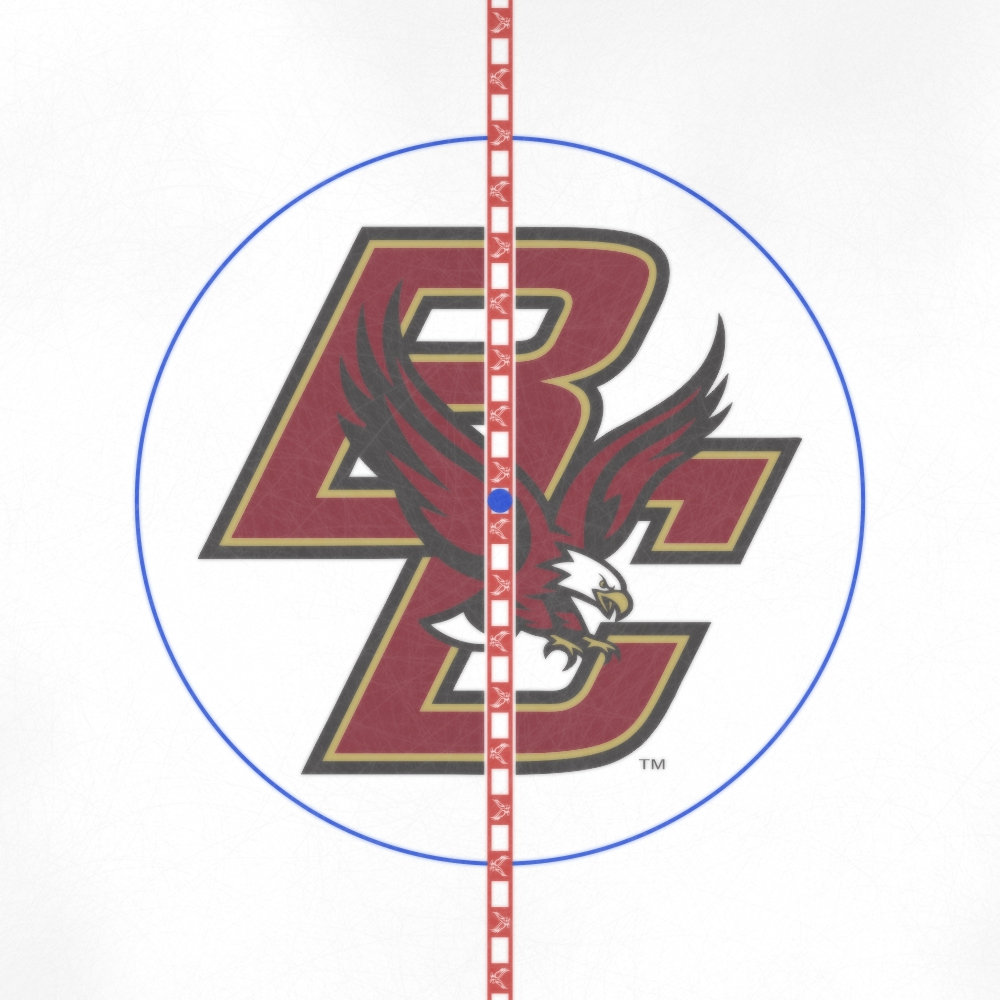 Boston College Eagles 2020 (2nd) Center Ice and Rink Layout ...