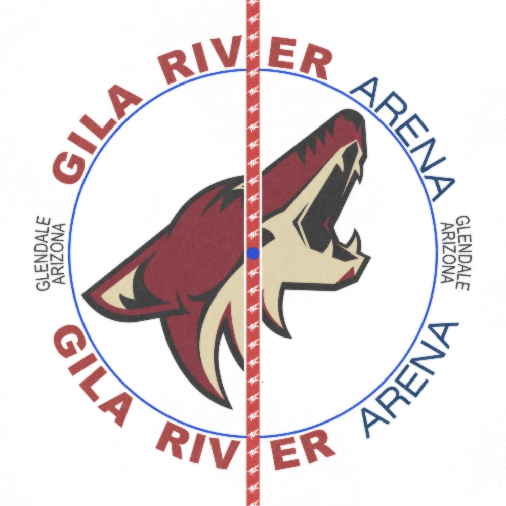 Arizona Coyotes 2019 Center Ice and Rink Layout | TheFaceoff.net