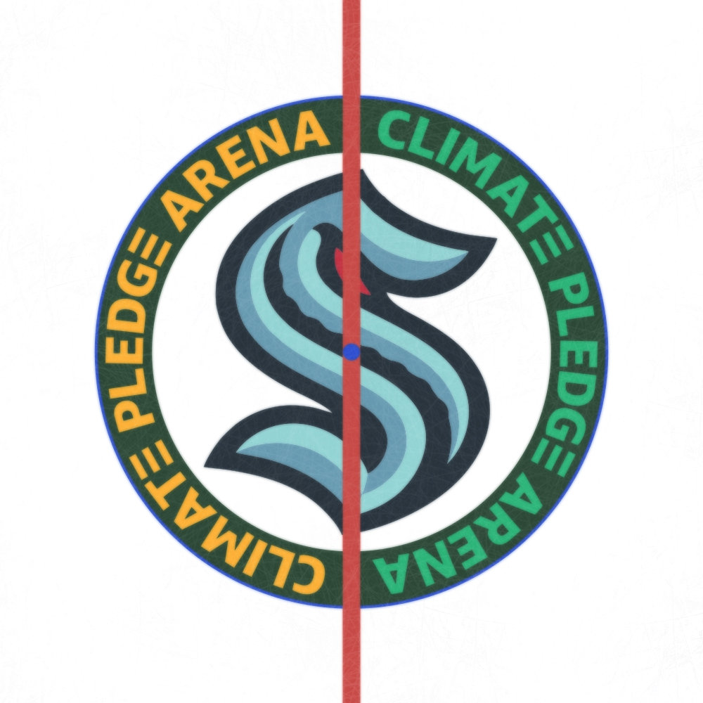 Seattle Kraken 2022 (Unused) Center Ice and Rink Layout | TheFaceoff.net
