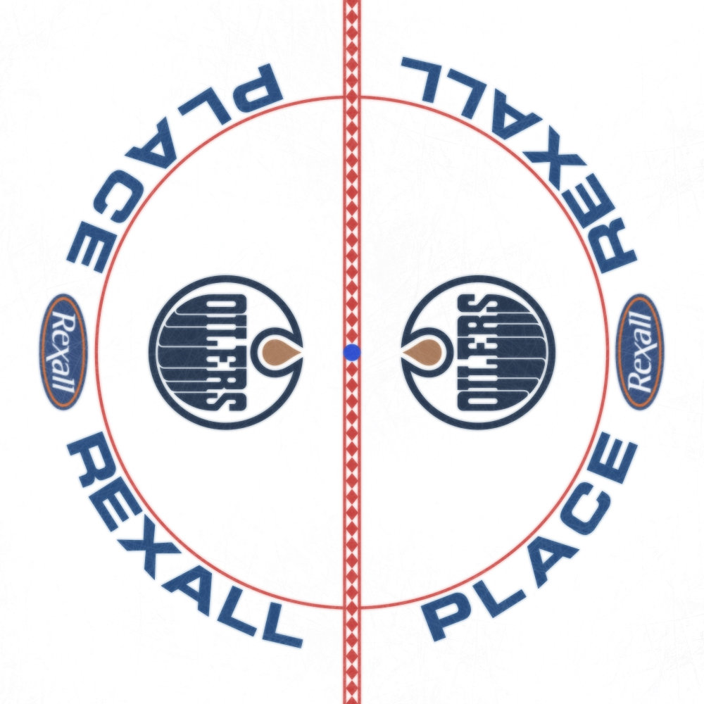 Edmonton Oilers 2006 (1st) Center Ice and Rink Layout | TheFaceoff.net