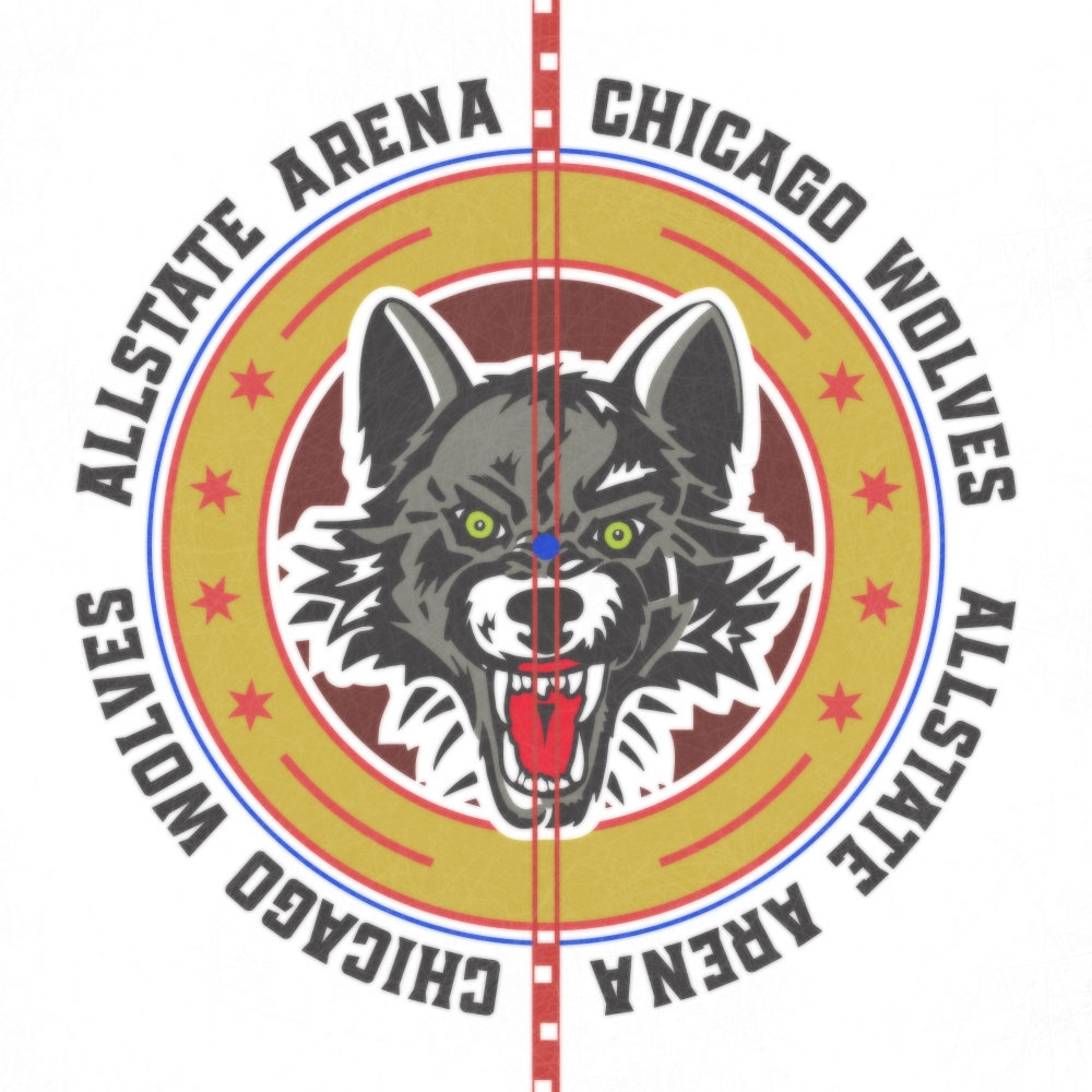 Chicago Wolves 2022 Center Ice and Rink Layout | TheFaceoff.net