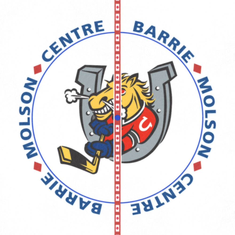 Barrie Colts 2018 Center Ice and Rink Layout | TheFaceoff.net