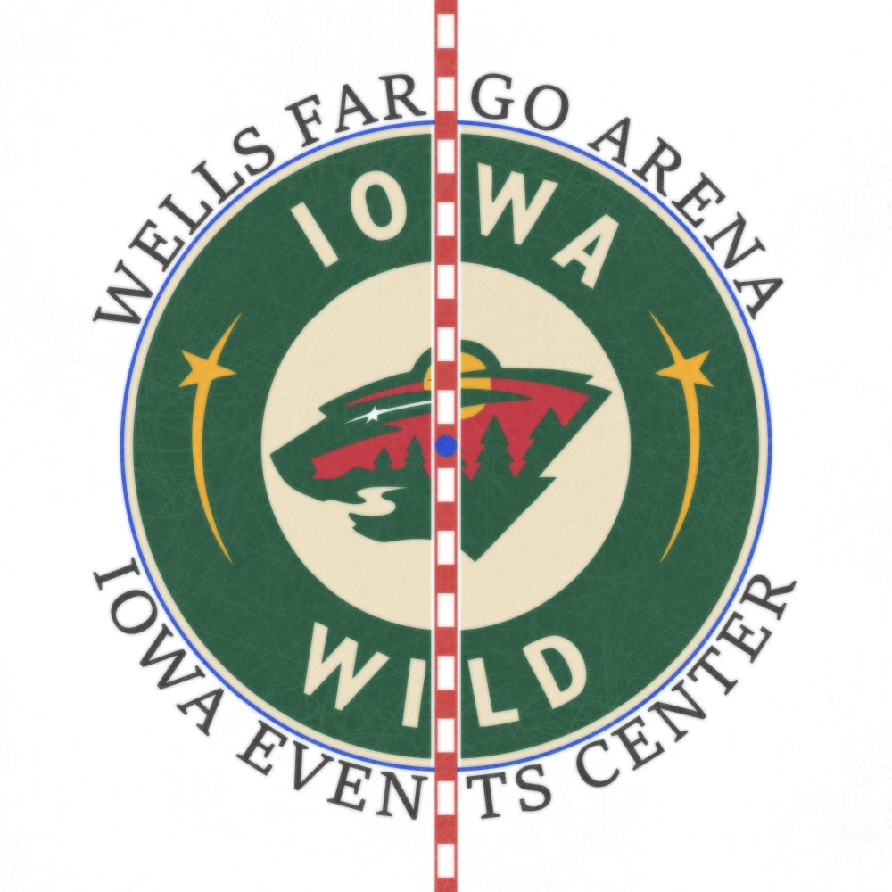 Iowa Wild 2019 Center Ice and Rink Layout | TheFaceoff.net