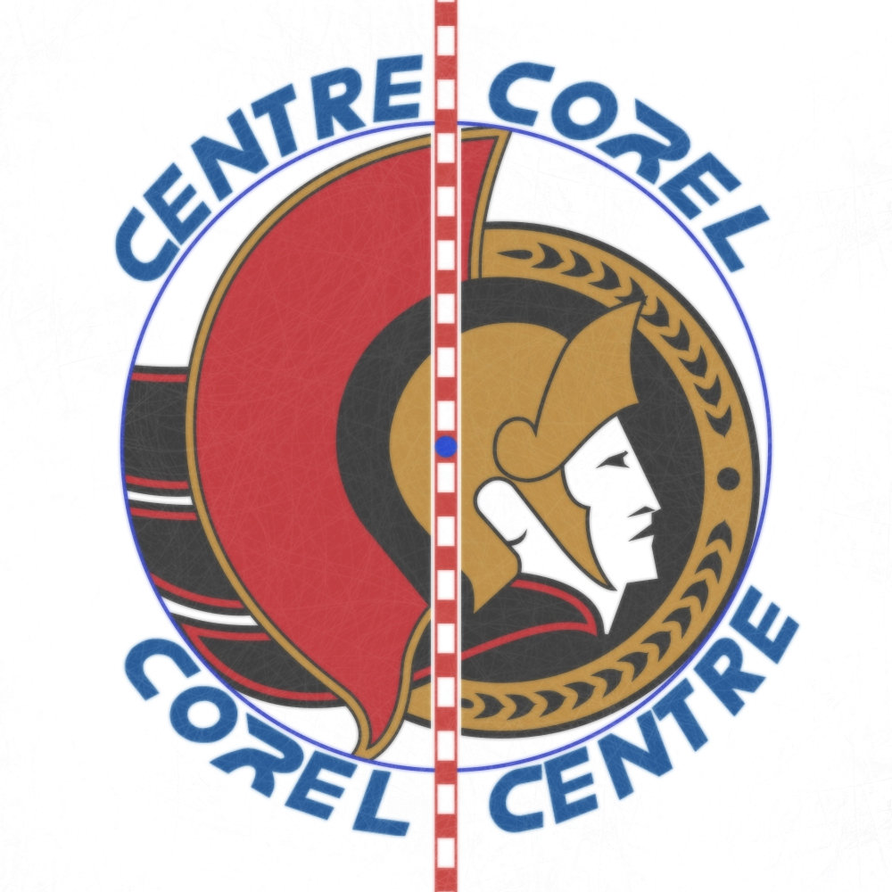 Ottawa Senators 2006 (1st) Center Ice and Rink Layout | TheFaceoff.net