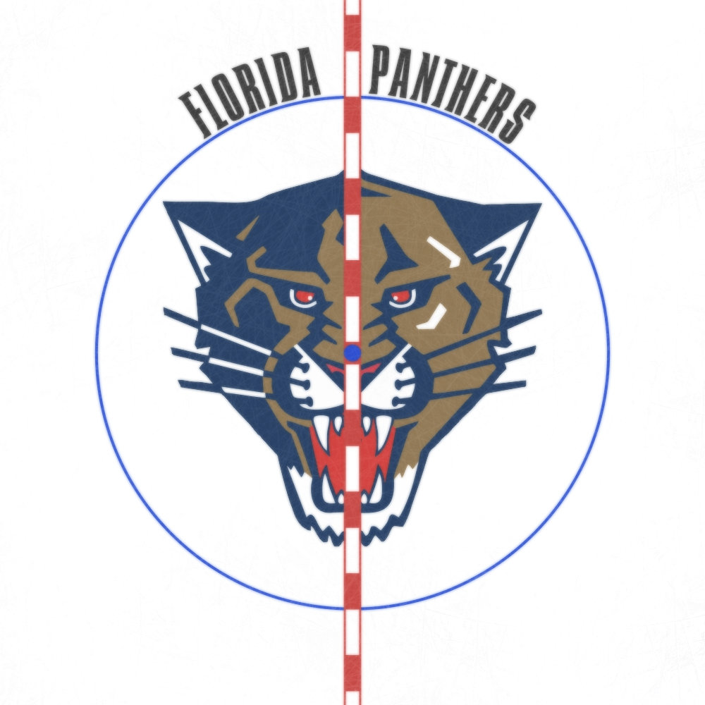 Florida Panthers 1997 Center Ice and Rink Layout | TheFaceoff.net