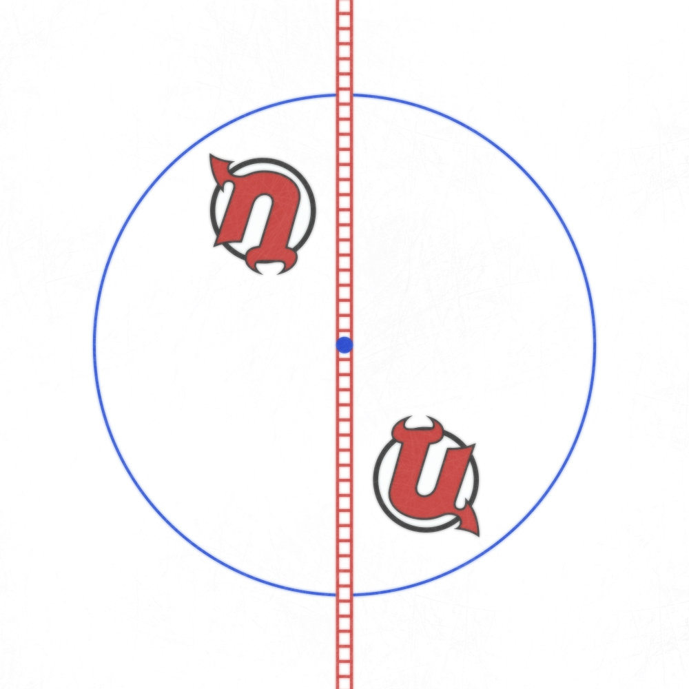 Utica Devils 1993 Center Ice and Rink Layout | TheFaceoff.net