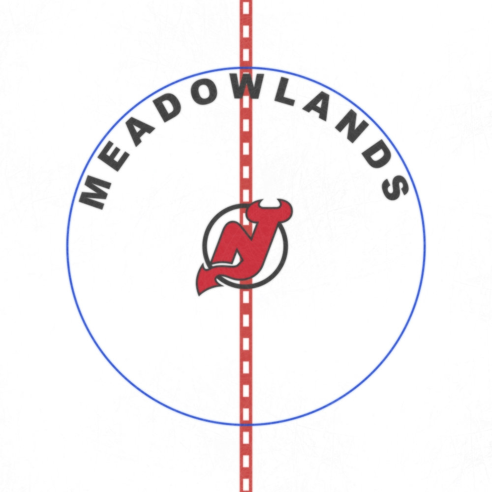 New Jersey Devils 1993 Center Ice and Rink Layout | TheFaceoff.net
