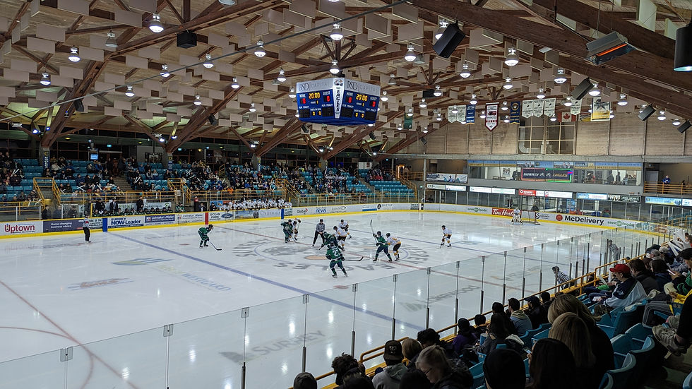 Surrey Eagles 2023 Center Ice and Rink Layout | TheFaceoff.net