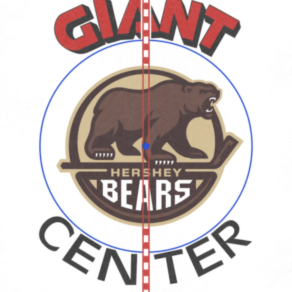 Hershey Bears 2020 Center Ice and Rink Layout | TheFaceoff.net