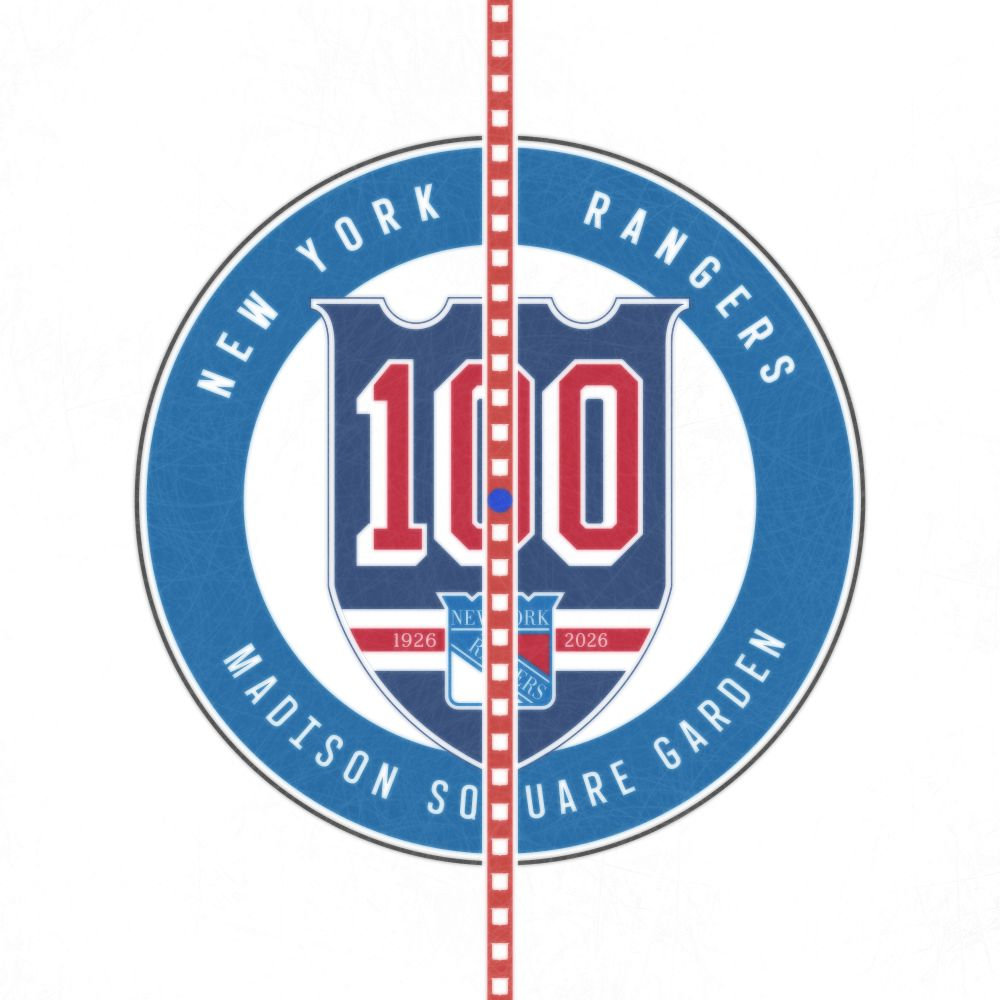 New York Rangers 2026 Center Ice and Rink Layout | TheFaceoff.net