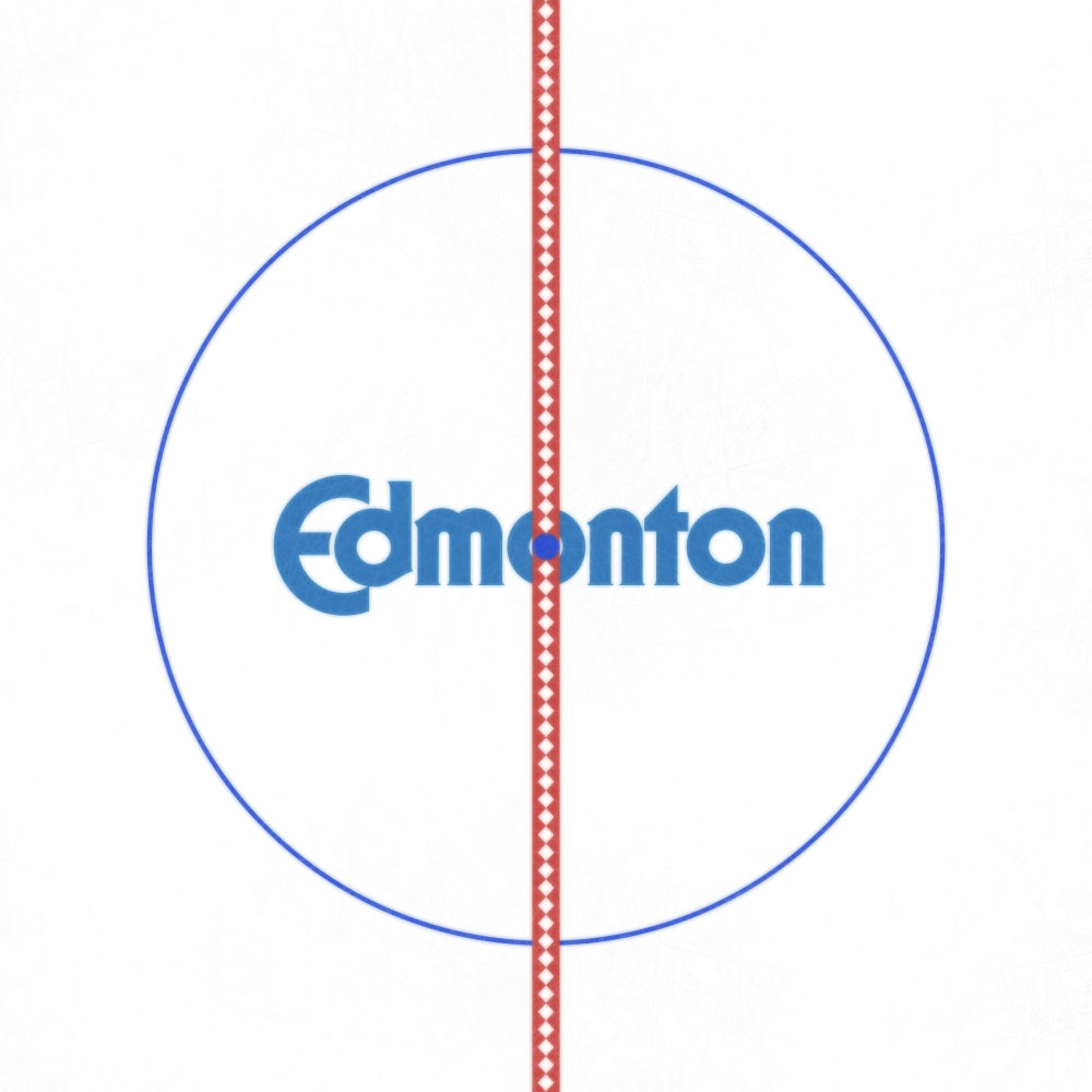 Edmonton Oilers 2023 Practice Rink Center Ice and Rink Layout ...