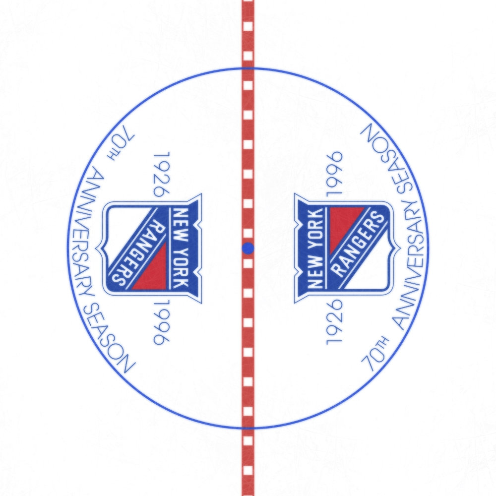 New York Rangers 1996 (2nd) Center Ice and Rink Layout | TheFaceoff.net