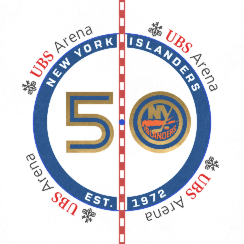 New York Islanders 2023 Playoffs Center Ice and Rink Layout ...
