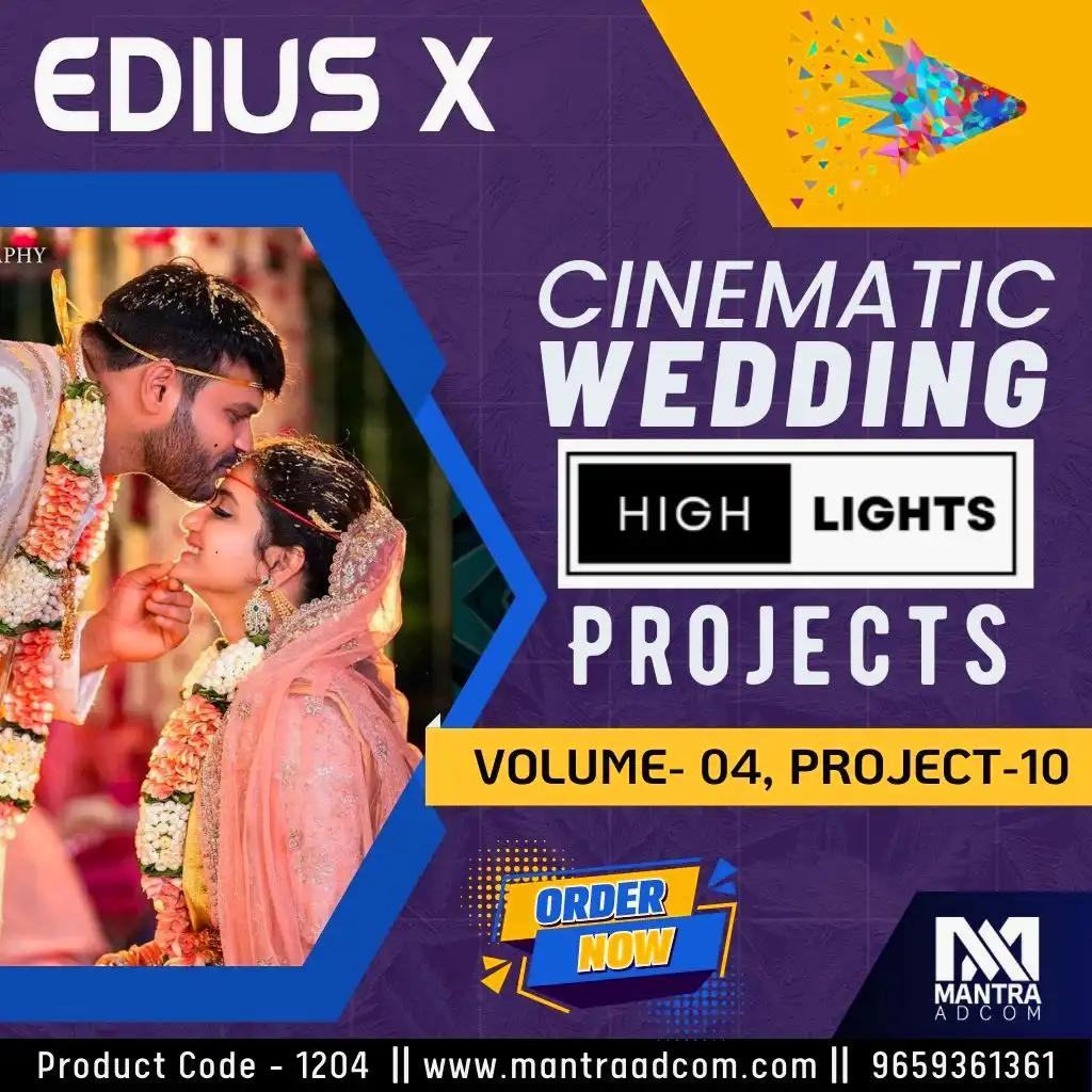 Edius X | Cinematic Highlight Project | Video Editing Wedding Project