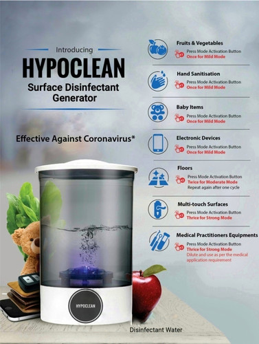 Hypoclean HOCL/disinfectant maker | Mysite