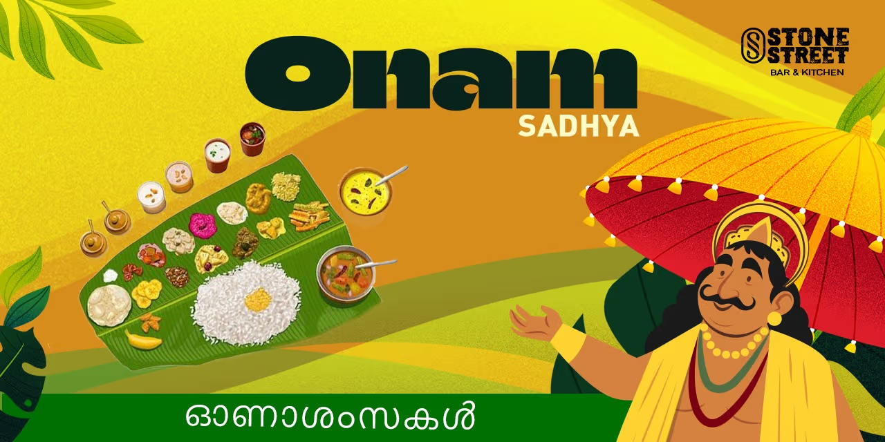 Onam Sadhya at Stone Street in BTM Layout