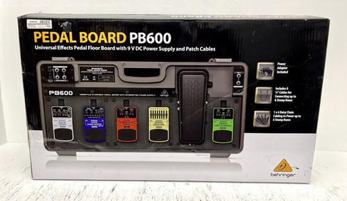 Behringer PB600 Pedalboard with Power Supply - 6-pedal (PD1094121 ...