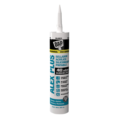 Sellador ALEX PLUS Blanco 300ml | Distribuidor TSP