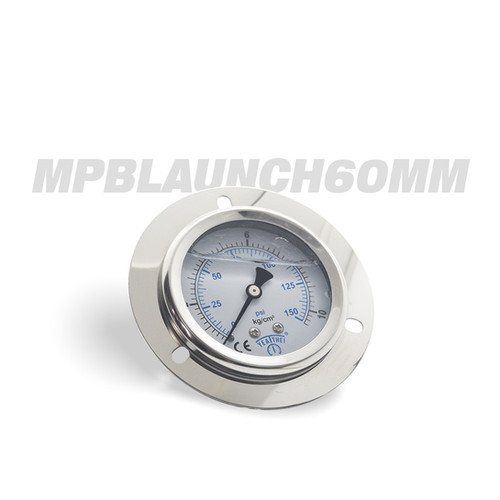 MANOMETRO PRESION BOMBA SISTEMAS LAUNCH CON FLANCHE CONEXION 1/4 NPT ...