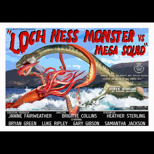 Loch Ness Monster Vs Mega Squid | mybmovieposter.com