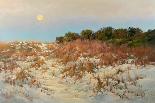 Bright January Moon | CamelliaArt Online