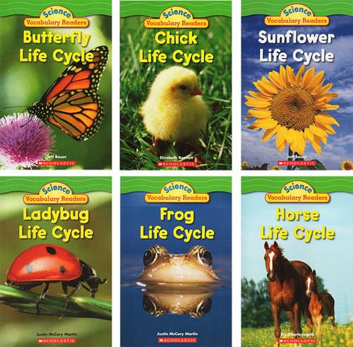 Science Vocabulary Readers Set: Life Cycles (6 books) | GetSetParents