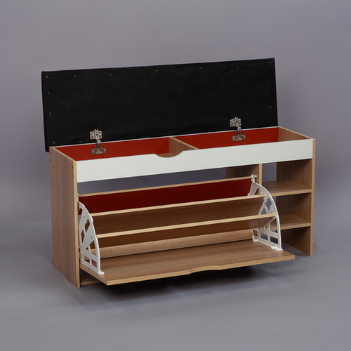 SOCE012 - Craftsman Shoe Storage bench with Long Bench Seat | Pro Lite ...