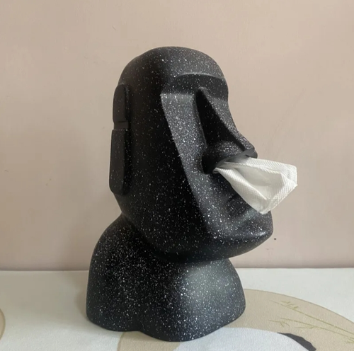 TPC229 - Black Moai Nostril Paper Box | Pro Lite All Van