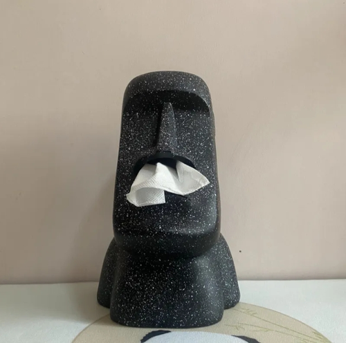 TPC229 - Black Moai Nostril Paper Box | Pro Lite All Toronto