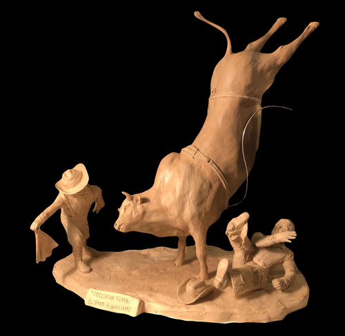 Decision Time I Cowboy & Rodeo Sculpture I Bull Riding | Jeff S ...