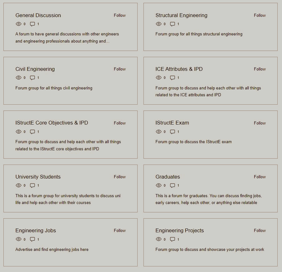 Forums & Social | Engineering Workspace