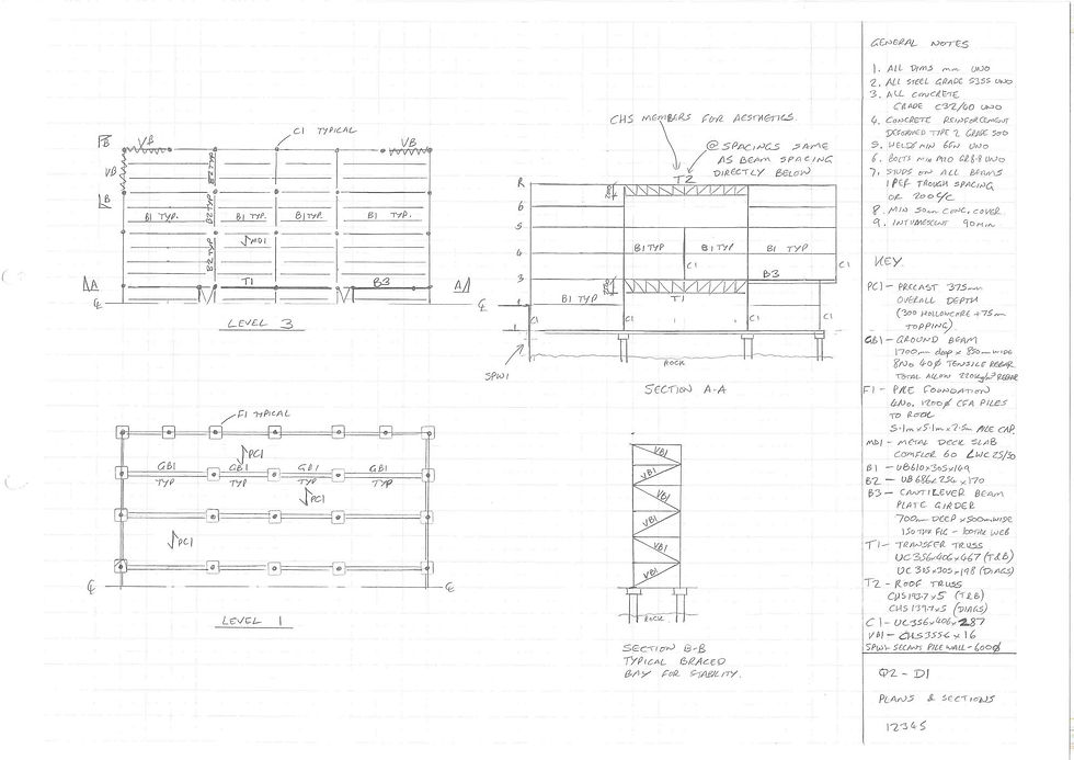 IStructE Exam Worked Example January 2019 Q2