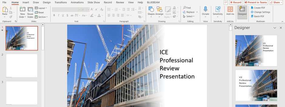 Guidance on the ICE Professional Review (Presentation, Interview, and ...
