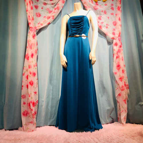 Turquoise Disco Gown Dress | Wheel&House